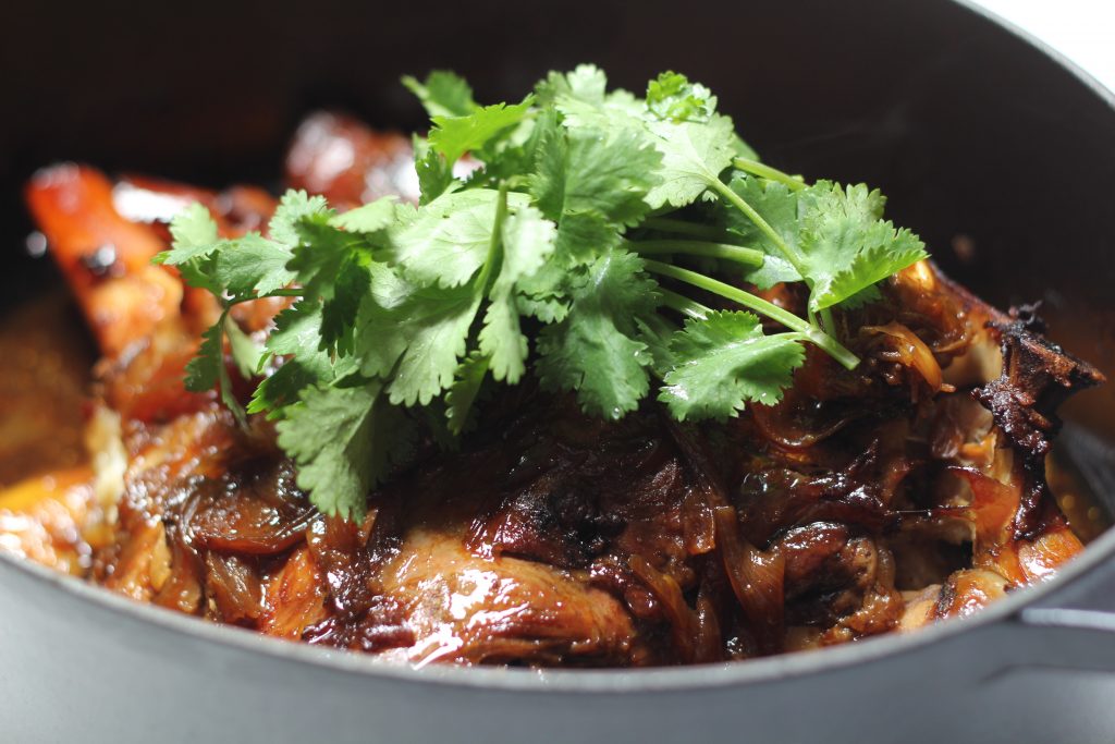 Slow roasted sticky Asian style lamb shoulder | Relish Mama