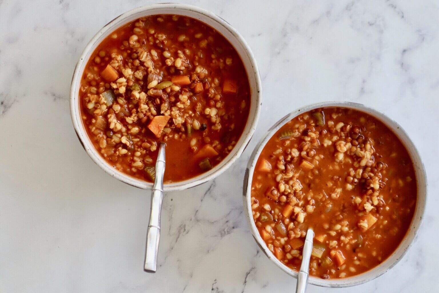 Lentil, barley and lemon soup - aka 'Insert expletive here' COVID soup ...