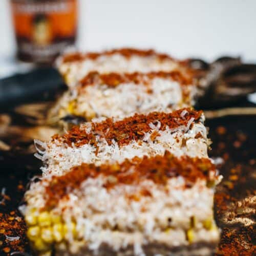 Mexican style Barbecue corn with chipotle mayonnaise and spice rub ...
