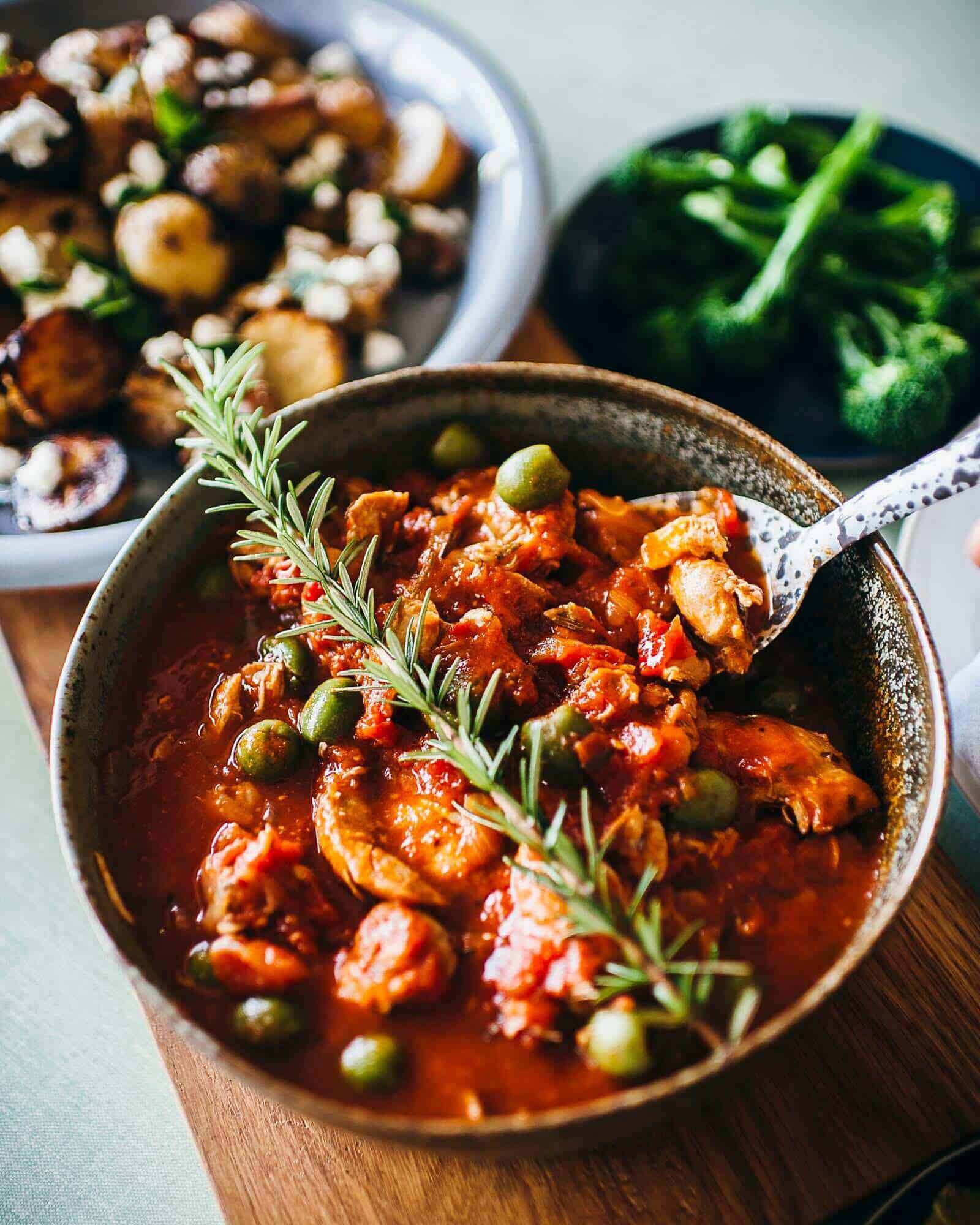 Italian Country Style Chicken Country Style Spring Chicken With Olives