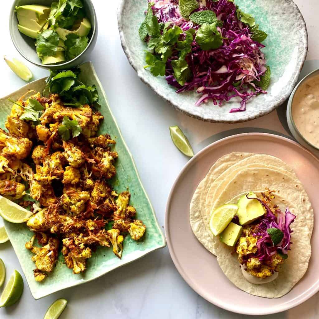 Delicious Cauliflower tacos | Relish Mama