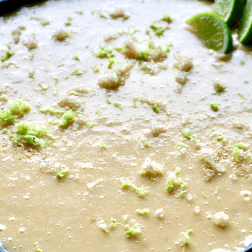 Delicious finger lime pie